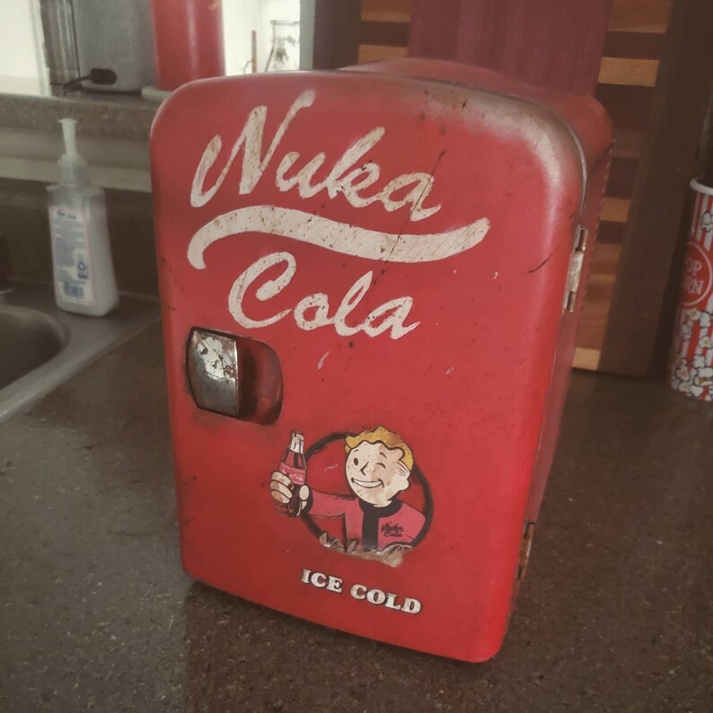 Nuka Cola Mini Fridge Custom Painted - Etsy