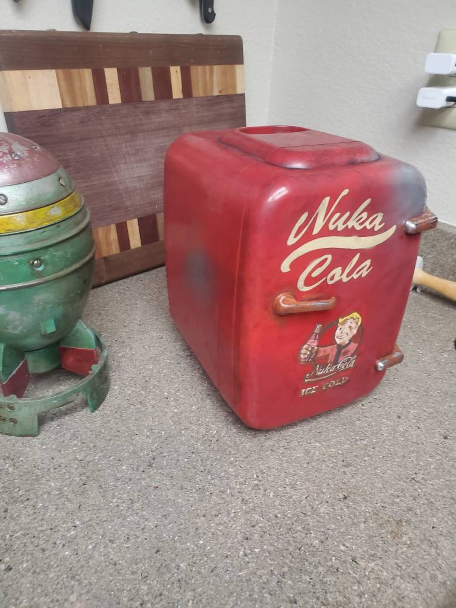 Nuka Cola Mini Fridge Custom Painted - Etsy