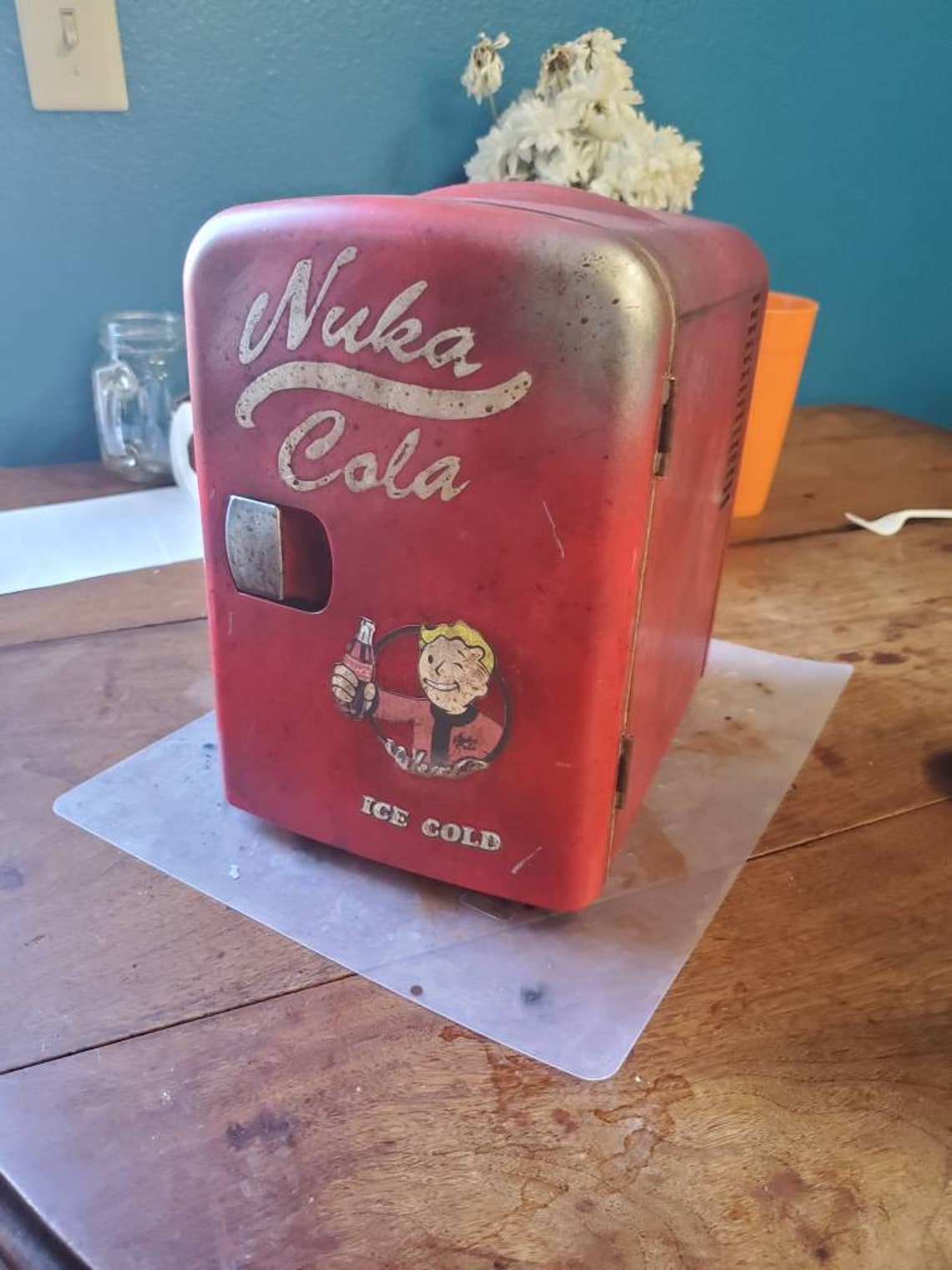Nuka Cola Mini Fridge Custom Painted - Etsy