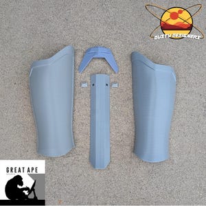 Mandalorian Right Shin Armor Kit W/ Resin Greeblies - Etsy