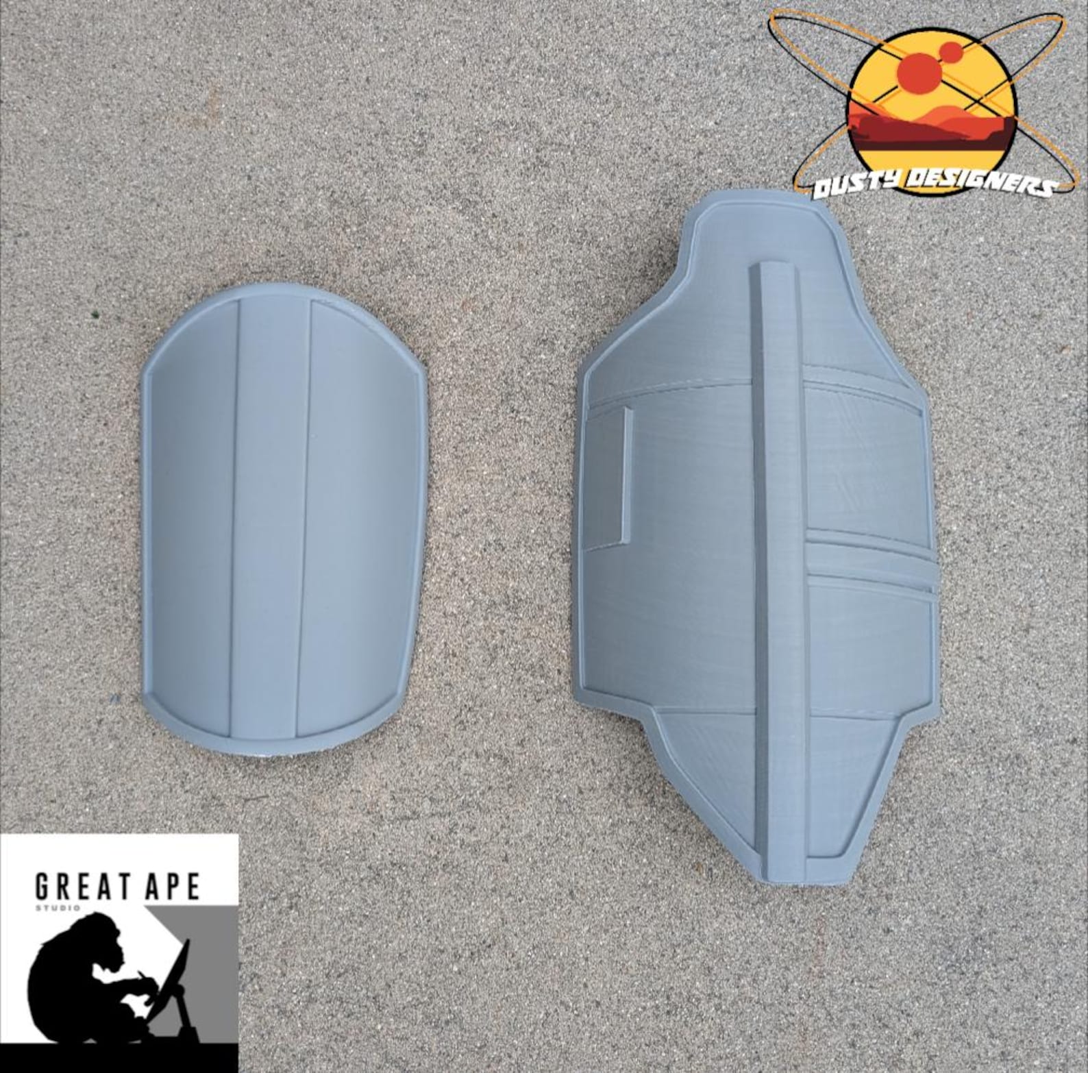 Mandalorian Beskar Thigh Armor Kit - Etsy