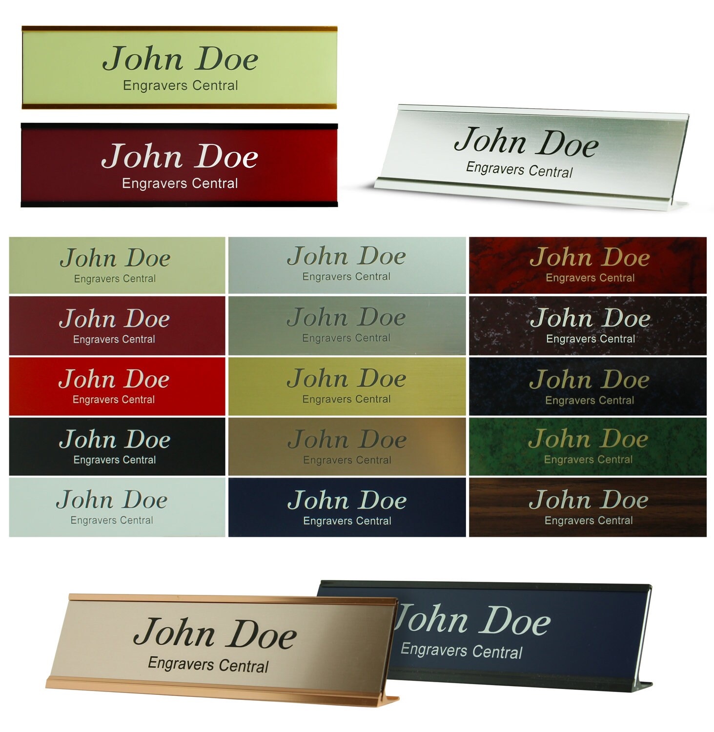 Personalized Name Plate With Wall OR Office Desk Holder - 2x8 ...