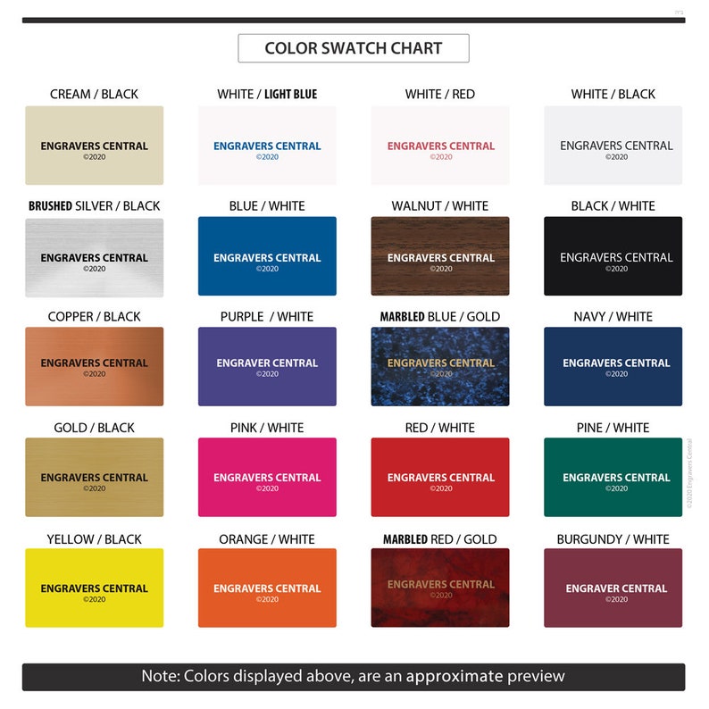 Personalized Engraved Name Tag Badge With Industry Logo Icons 20 Color ...