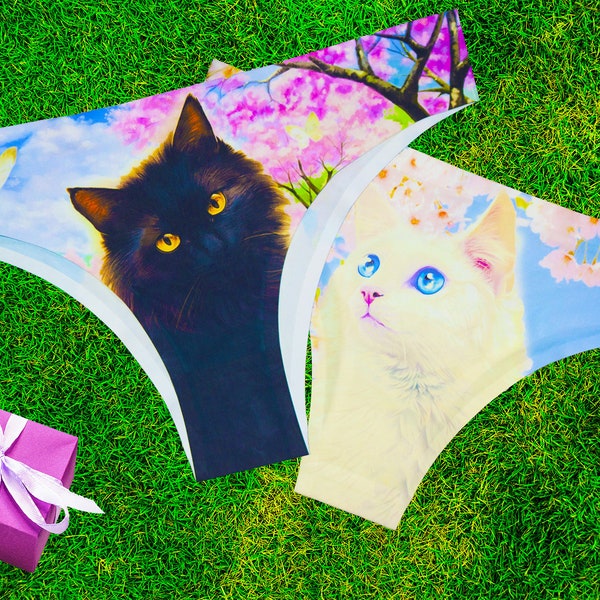 Kitten Panties Etsy