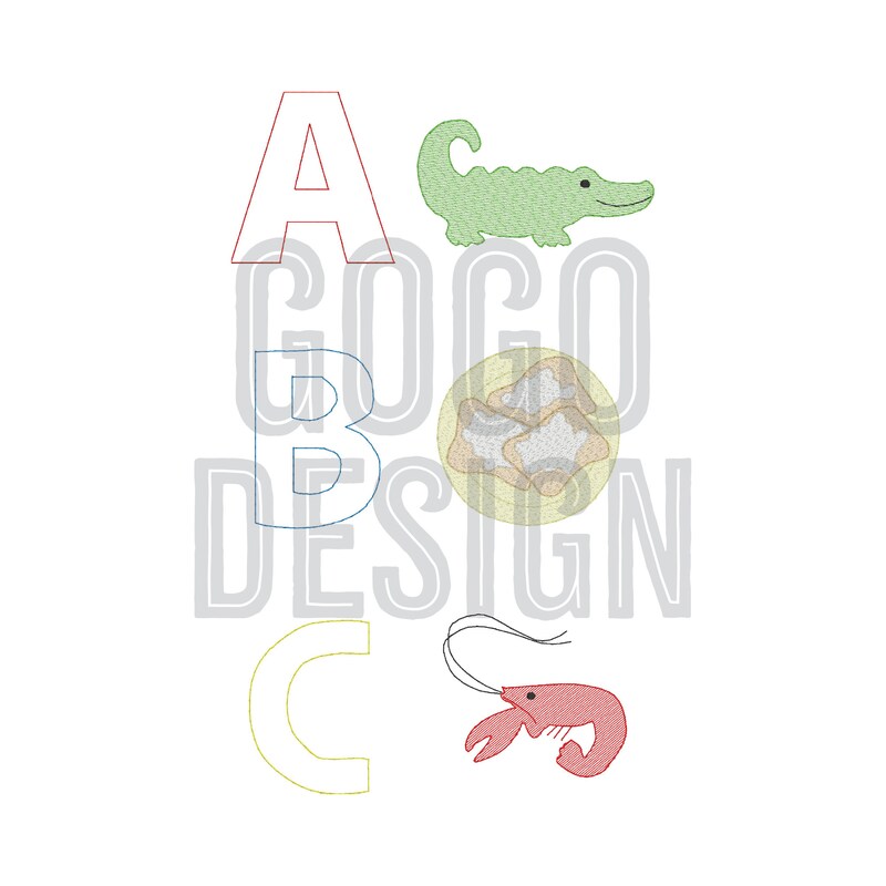 Abc Embroidery - Etsy