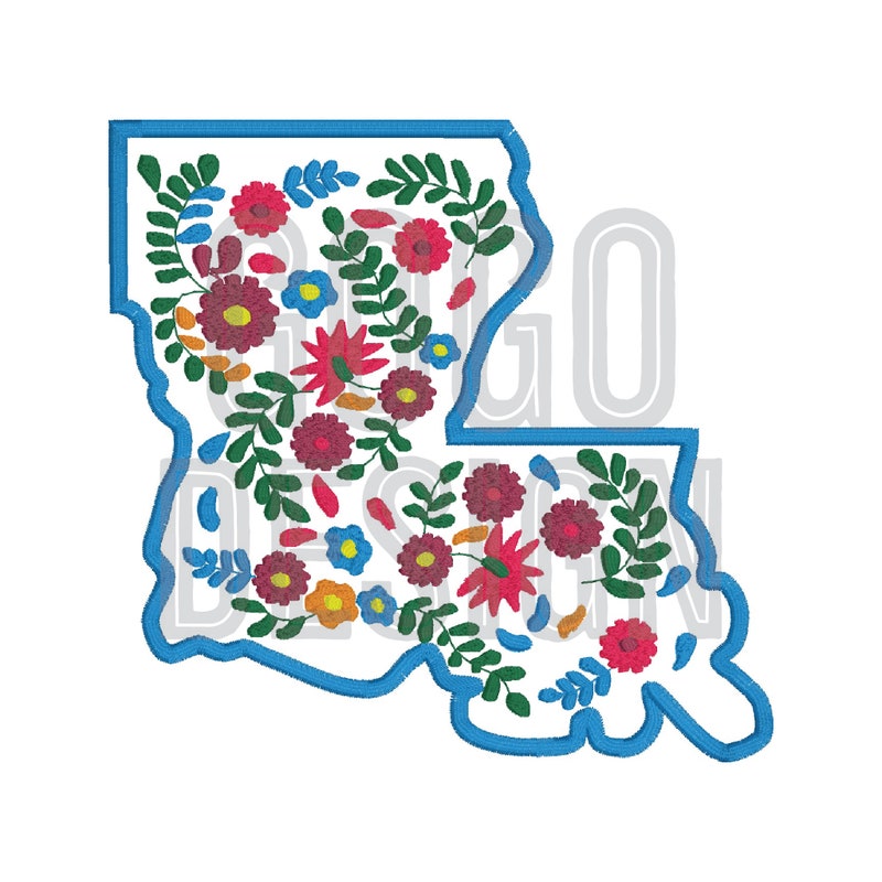 Louisiana Embroidery - Etsy