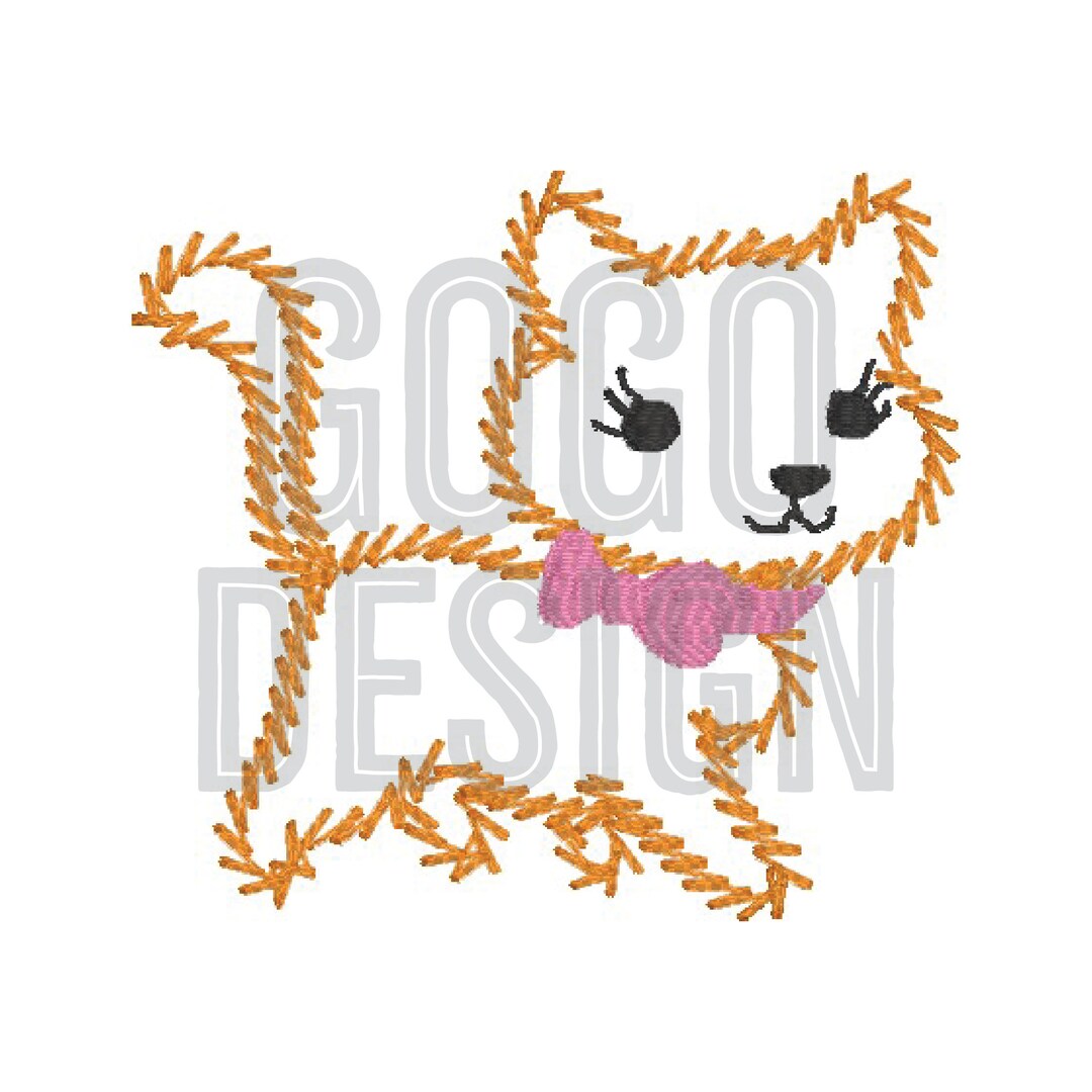 Kitten Embroidery Design- Cat Embroidery Design - Etsy