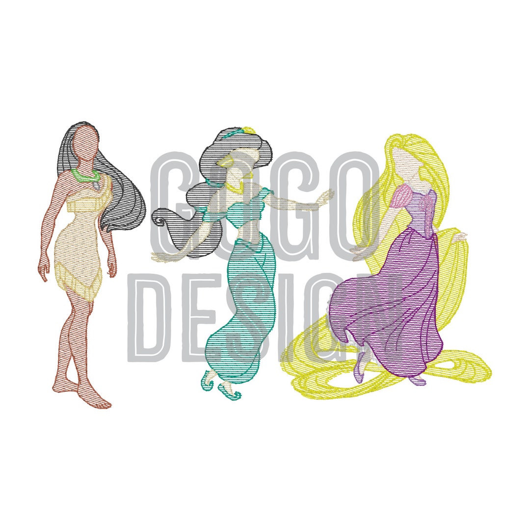 Princess Trio - Etsy