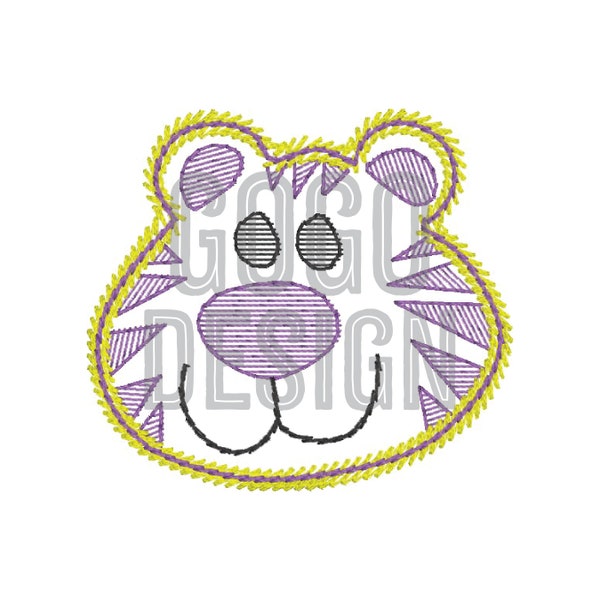 Bean Stitch Tiger - Etsy