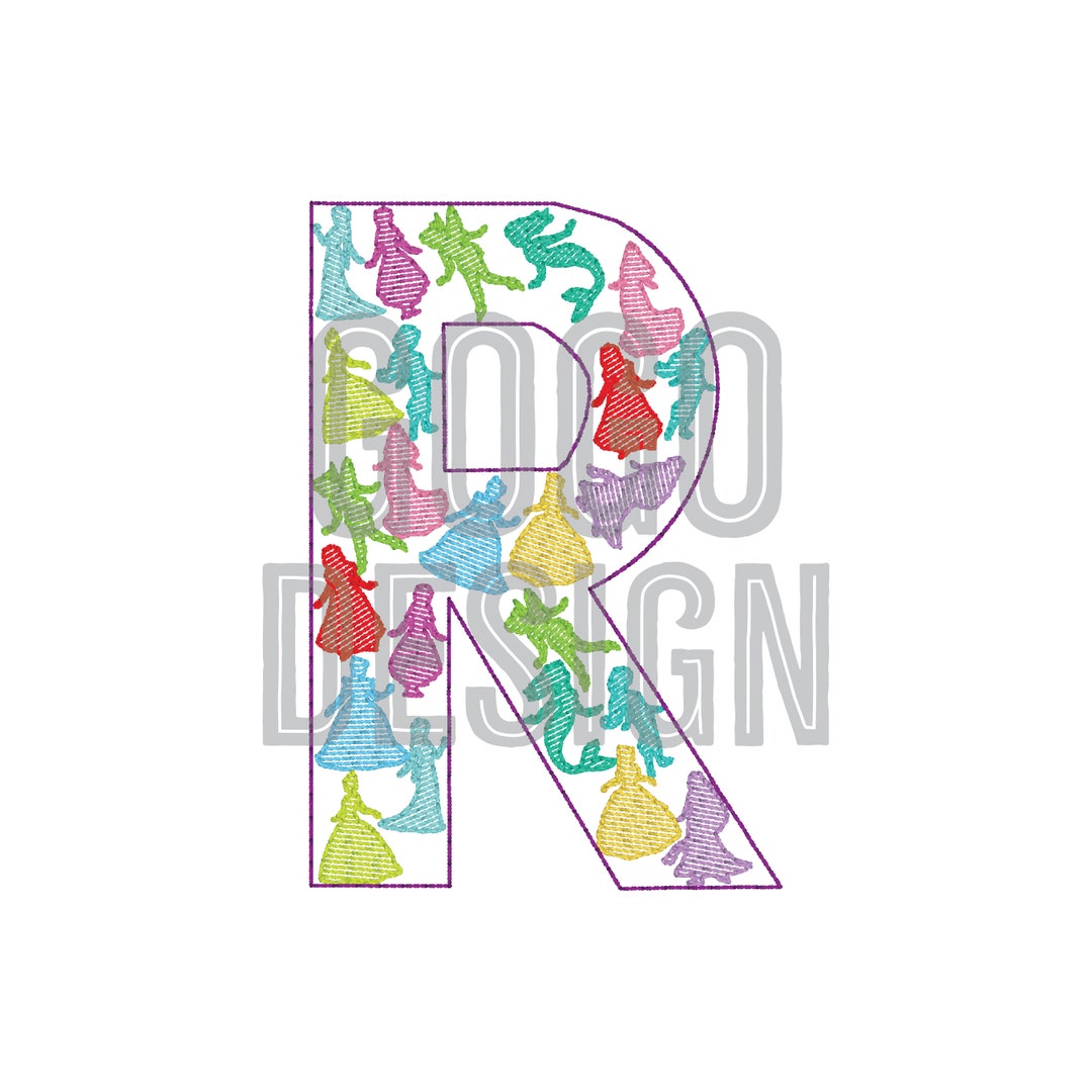 Princess Letter R - Etsy