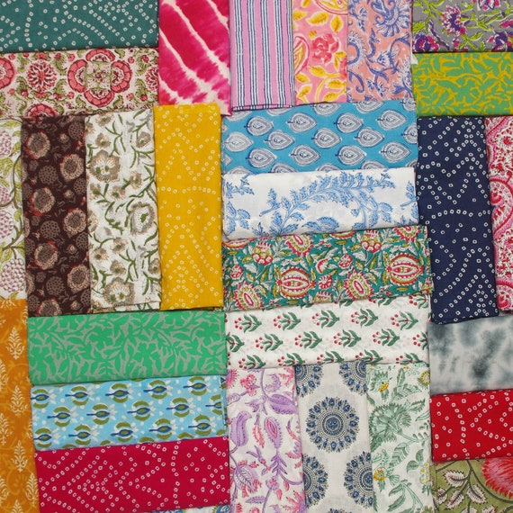 Hand Block Print Soft Fabric Cloth by the Meter 100 % Pure | Etsy