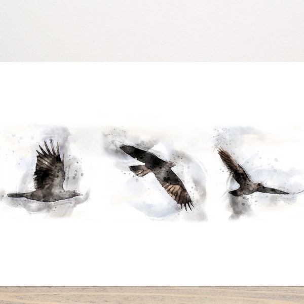 Three Crows - Etsy