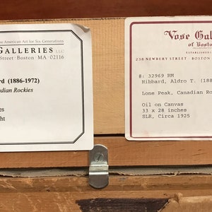 Aldro Thompson Hibbard Landscape Oil Painting, Lone Peak, Canadian ...