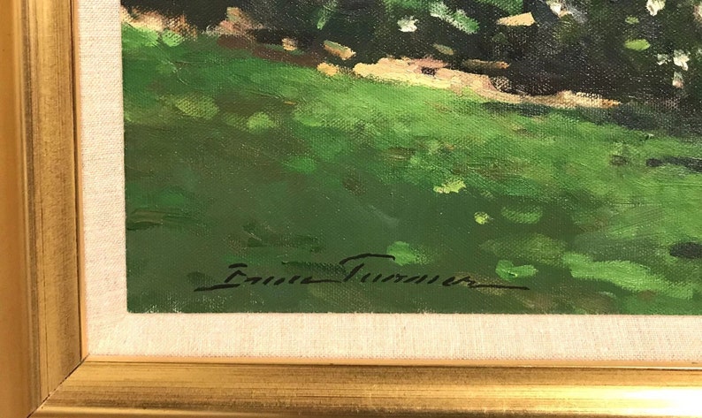 Bruce Backman Turner Coastal Landscape Oil Painting, Lobster Cove ...