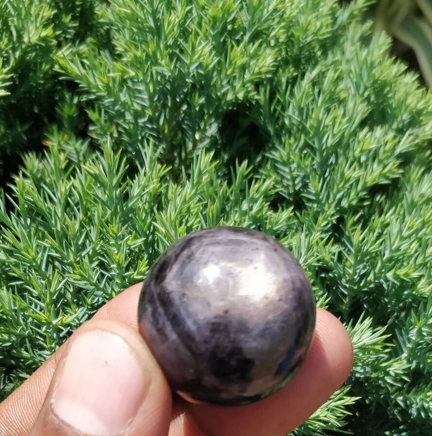 Polished Star Sapphire Sphere / Ball With Natural Stunning Star ...