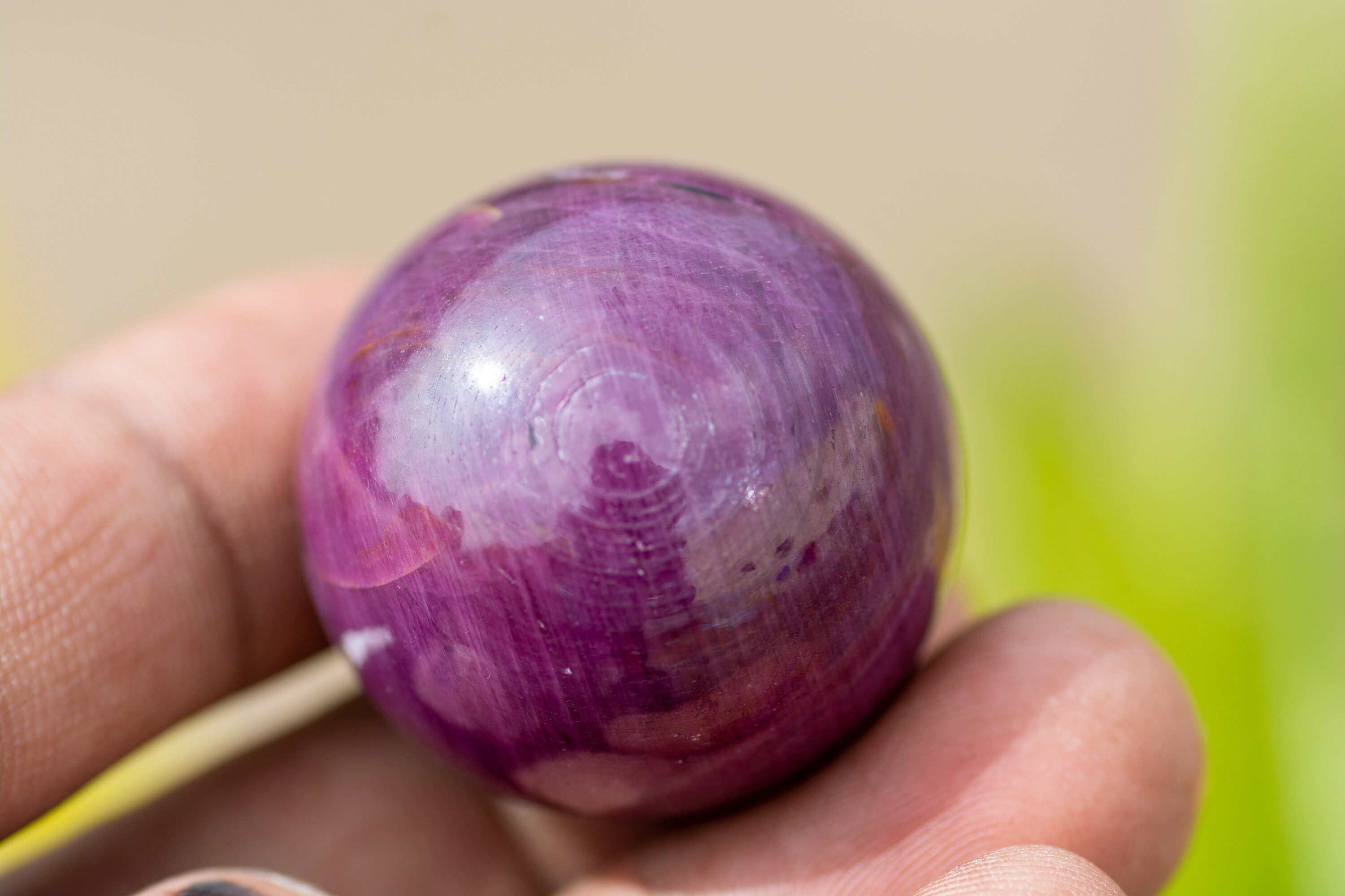 Deep Red Ruby Sphere Natural Ruby Ball Healing Crystal Meditation ...