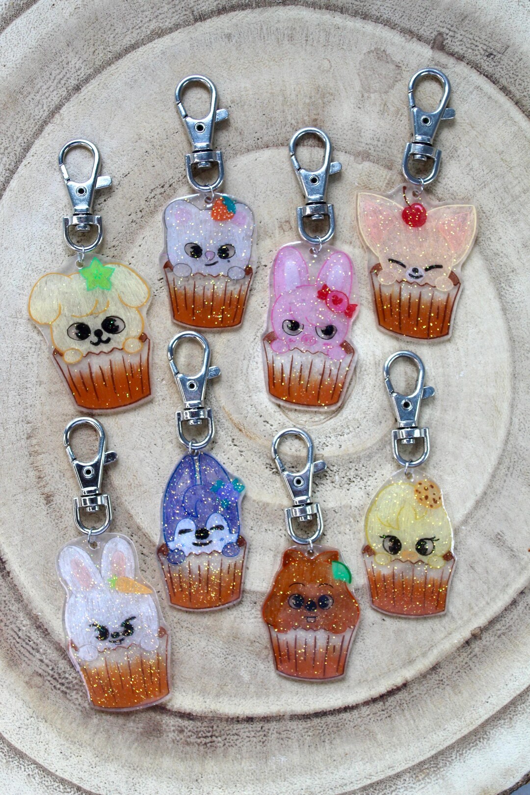 Skzoo Cupcake Key Ring - Stray Kids - Stay - Kpop - Skz - Etsy