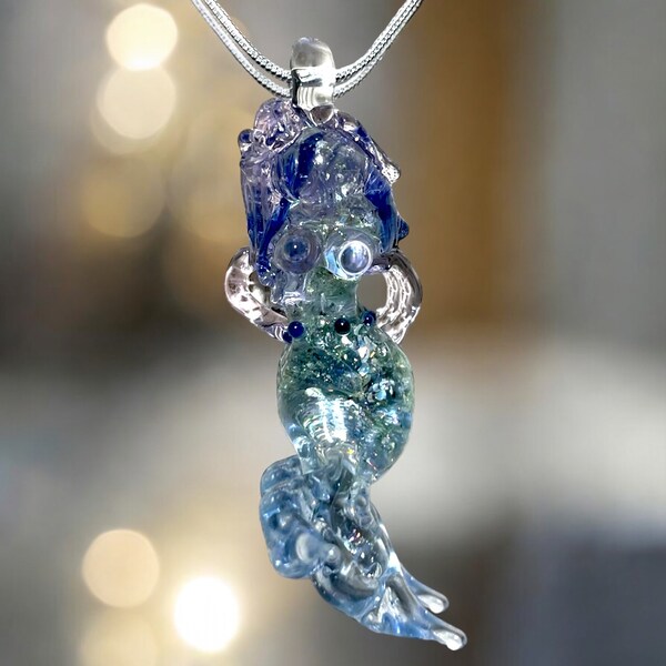 Mermaid Pendant - Etsy