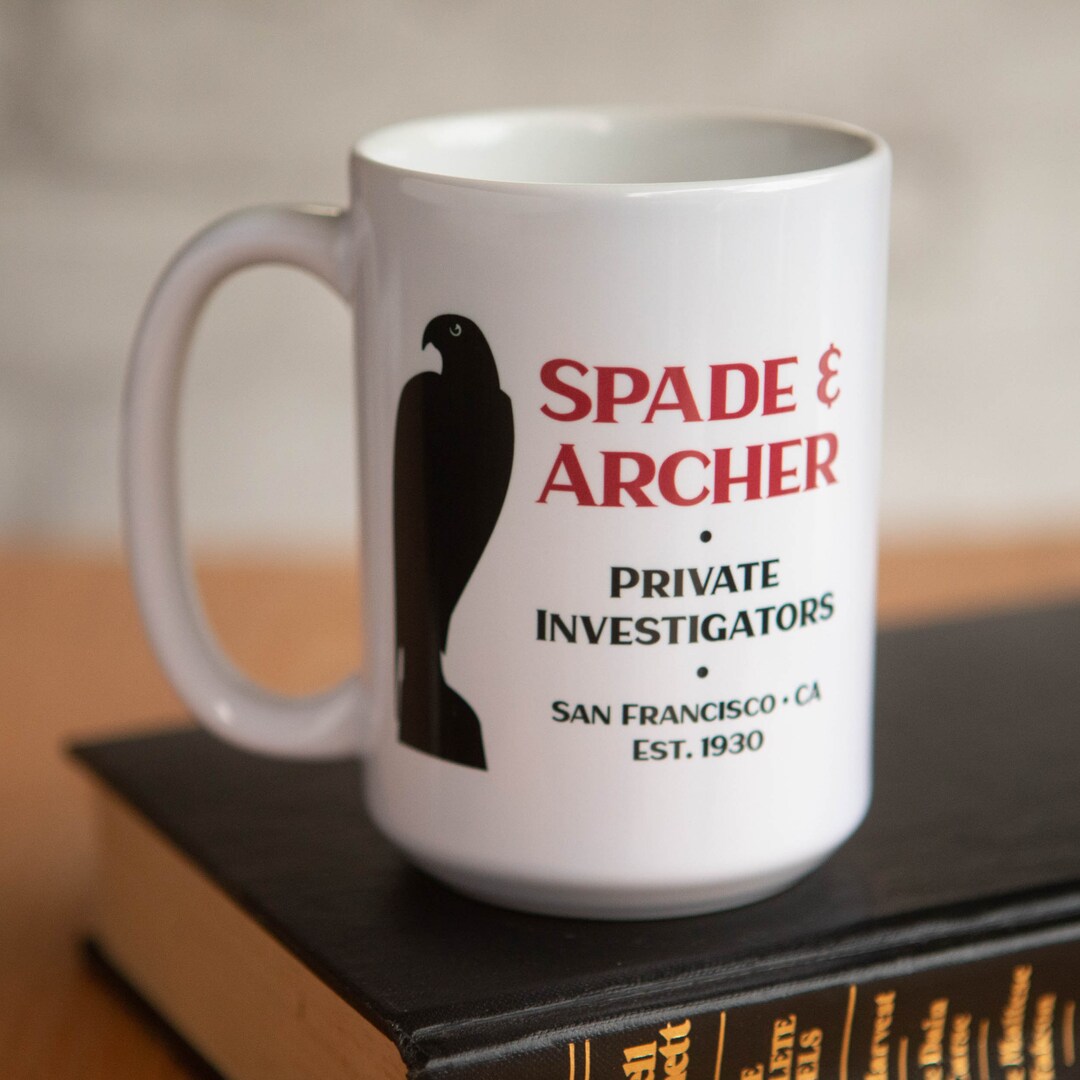Spade & Archer Mug - "maltese Falcon" Detectives Sam Spade, Miles ...