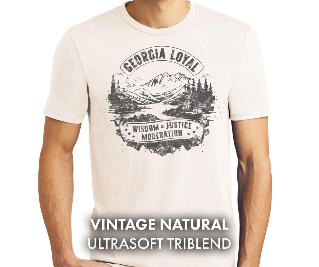 Georgia Loyal Tee Vintage-style State Motto T-shirt - Etsy