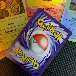 Gojimon Promo Card Foil Set Godzilla X Pokemon Original Art - Etsy