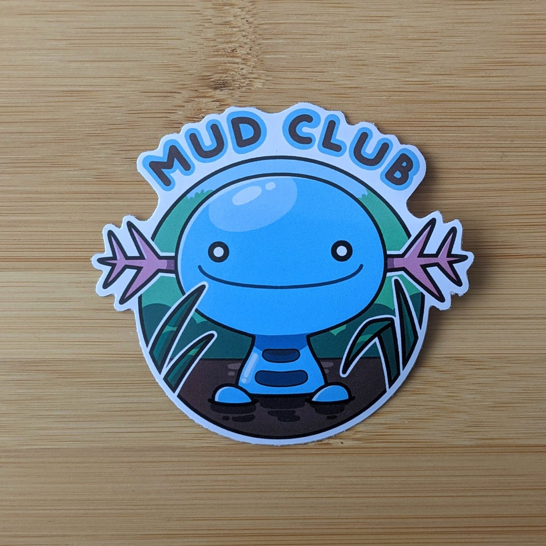 Mud Club Wooper Vinyl Sticker - Etsy