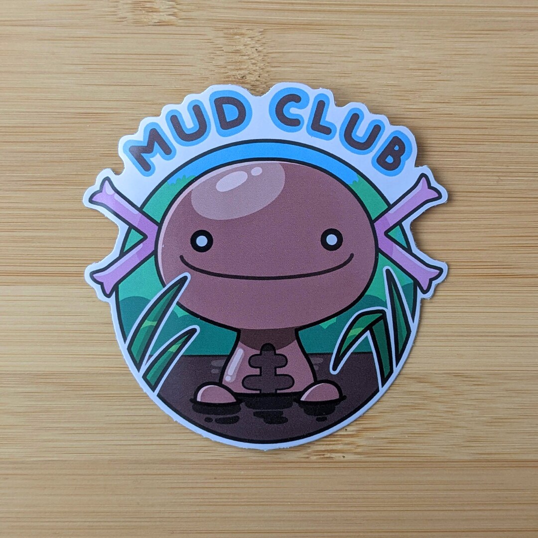 Mud Club Paldean Wooper Vinyl Sticker - Etsy