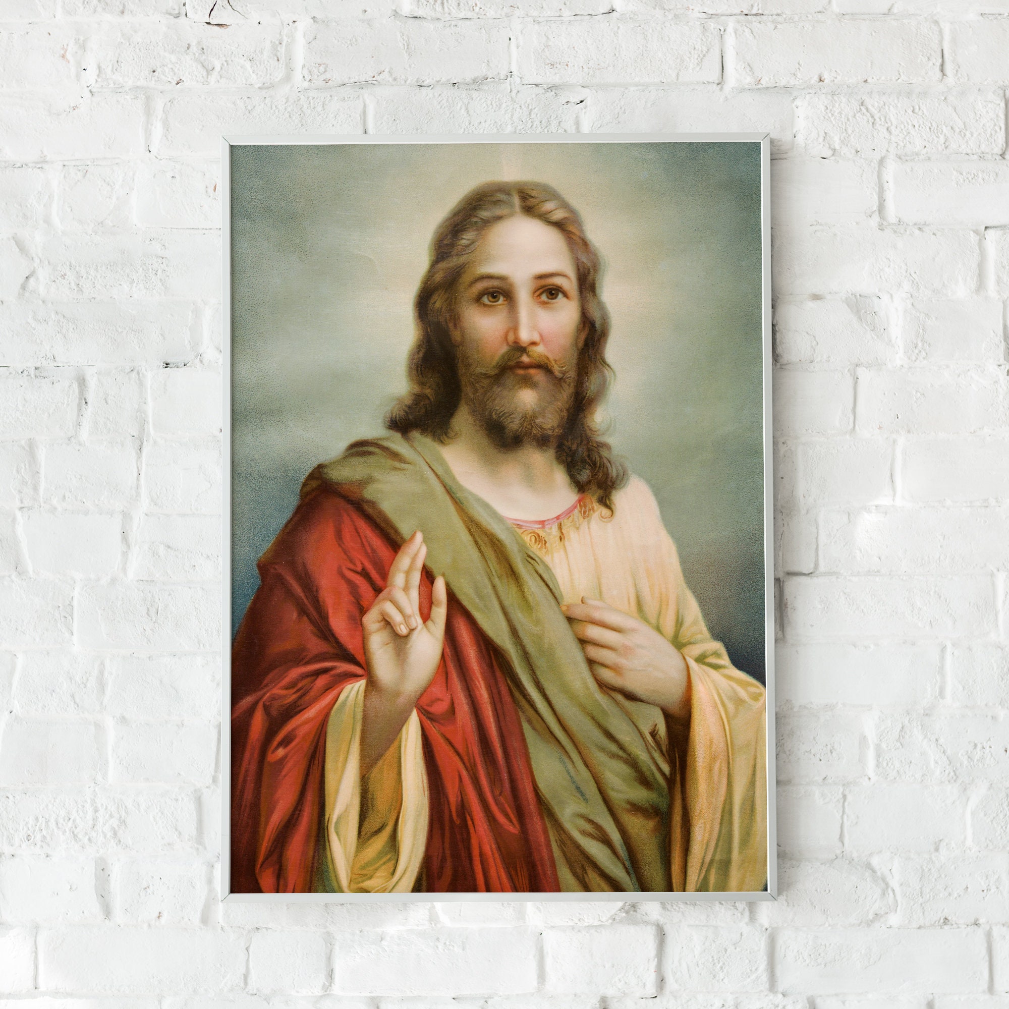 Christian Poster Art Biblical Wall Art Inspirational Wall | Etsy