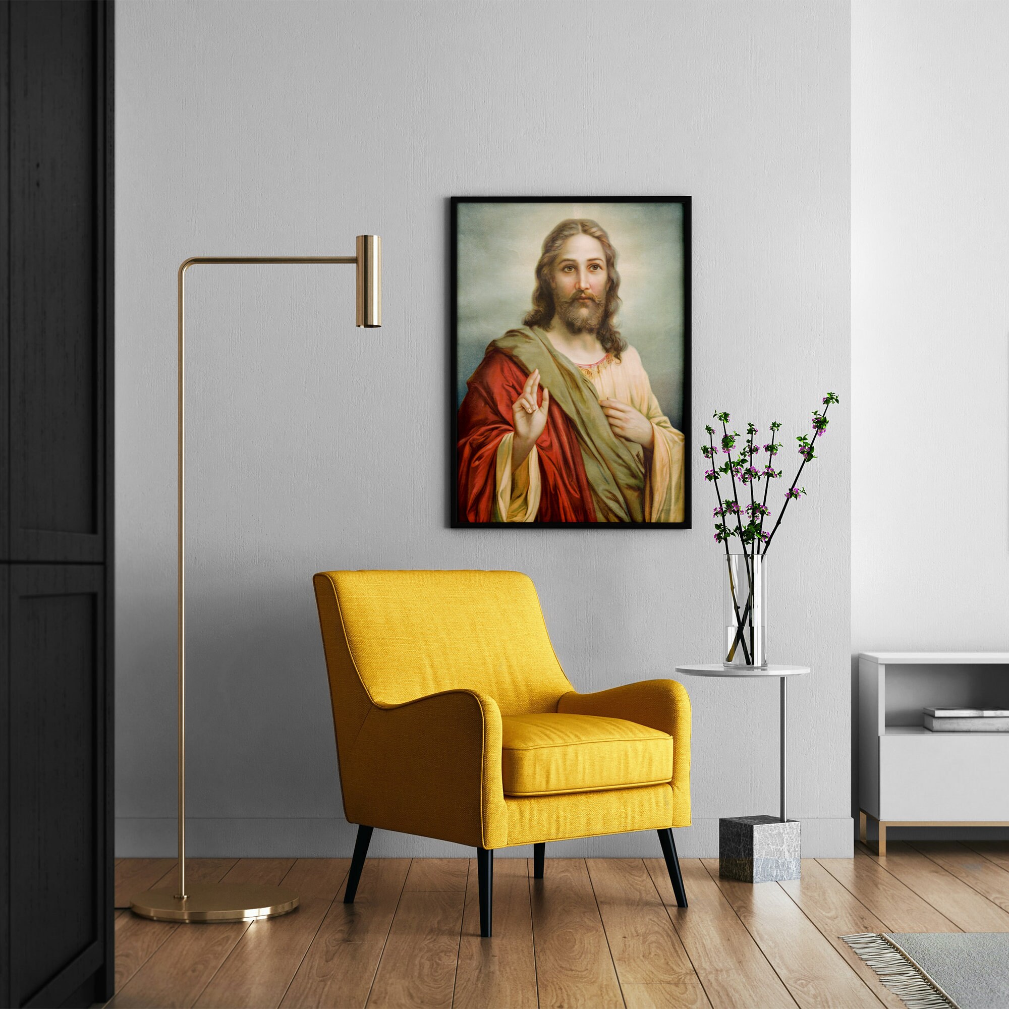 Christian Poster Art Biblical Wall Art Inspirational Wall | Etsy