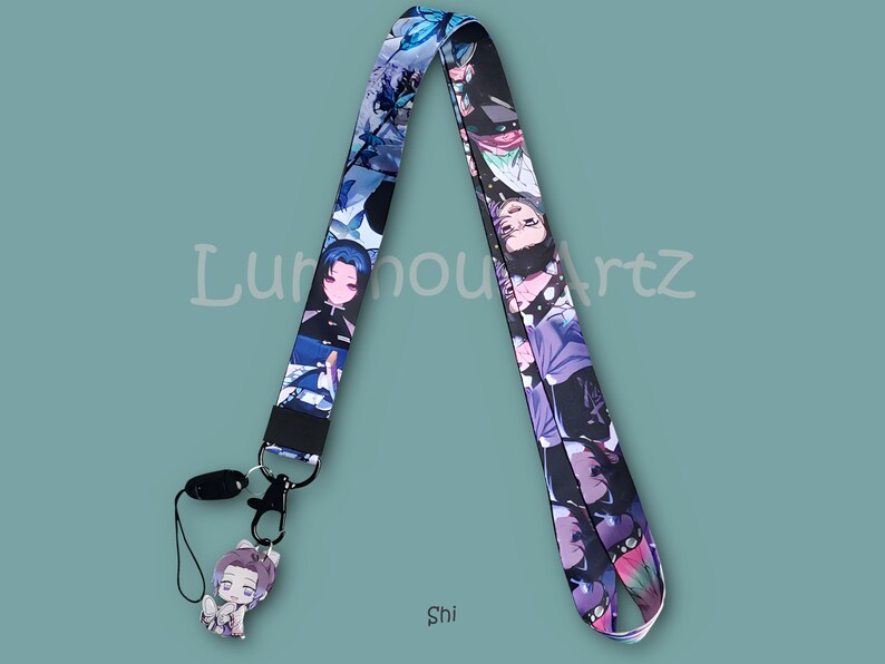 Devil Assassin Anime Lanyard Phone Strap Demon Killer - Etsy