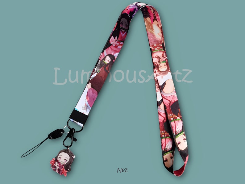 Devil Assassin Anime Lanyard Phone Strap Demon Killer - Etsy