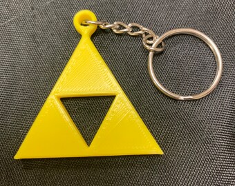 Hero Keychain With Triforce Symbol. Pure Aluminum. Zelda Inspired. - Etsy