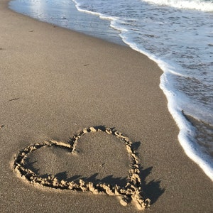 A Word or Message Written in the Sand Taken From a Florida Beach! Many ...