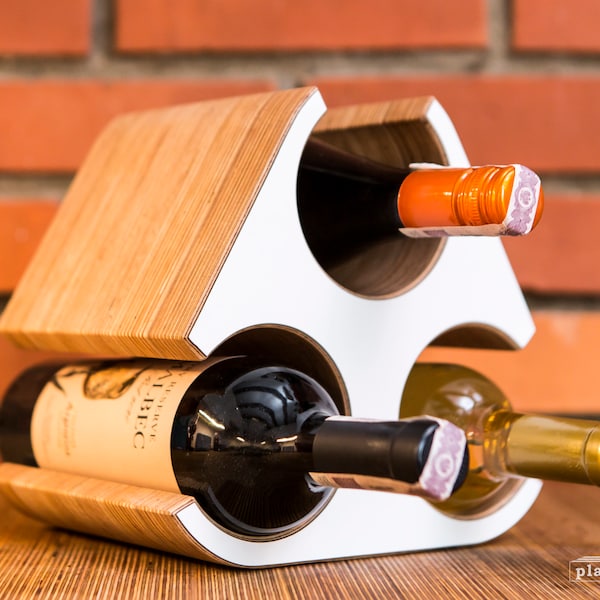 Free Standing Modern Wine - Etsy