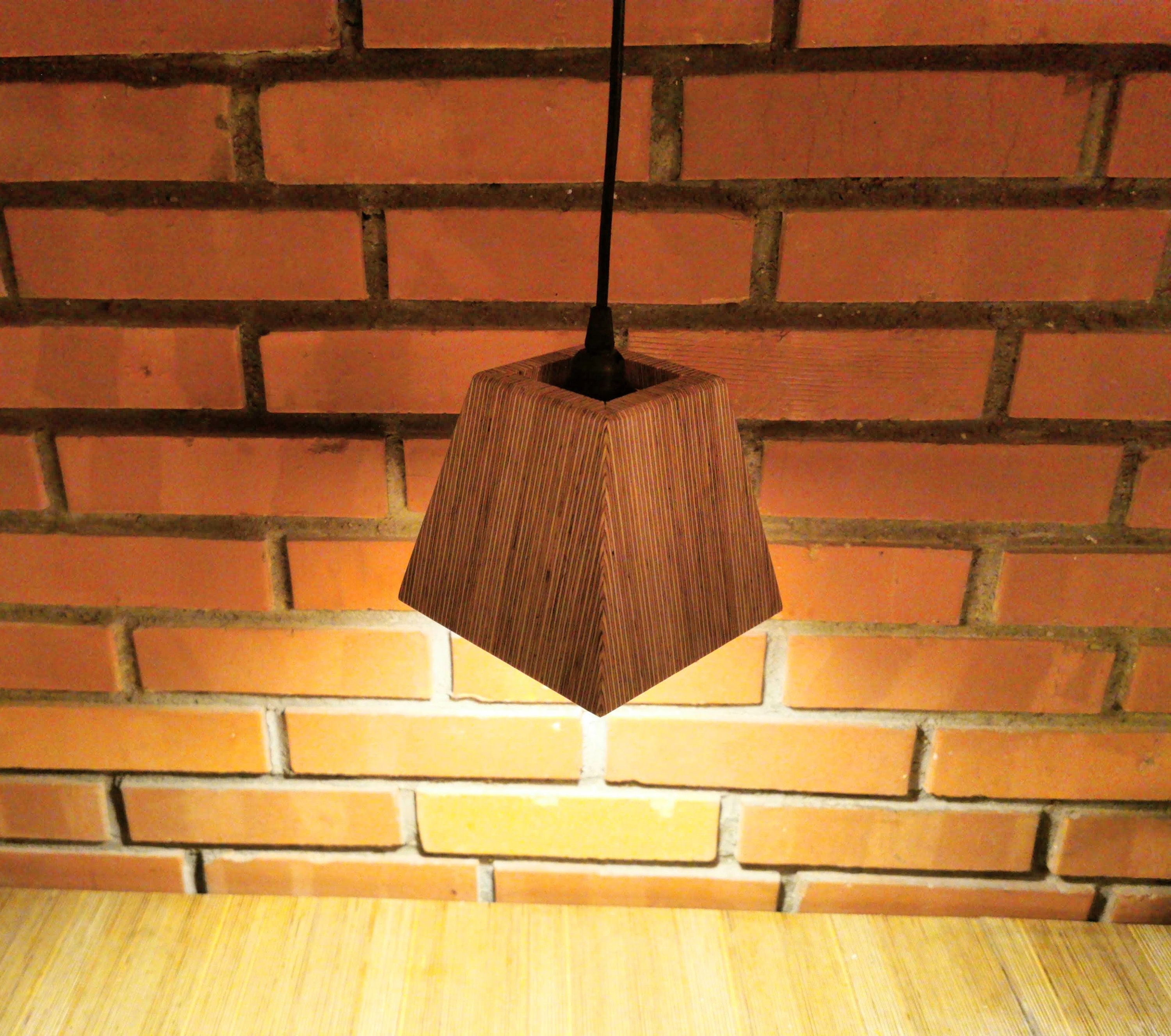 Plywood Lamp Patterned Plywood Lamp Pendant Light Point - Etsy