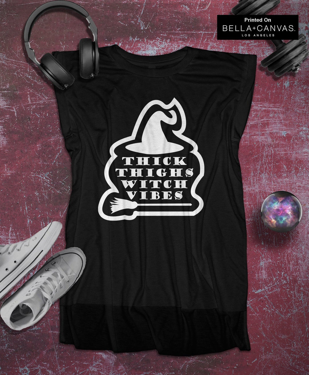 Funny Halloween Tank Top - Ladies Witch Tanks, Womens Workout Shirt ...