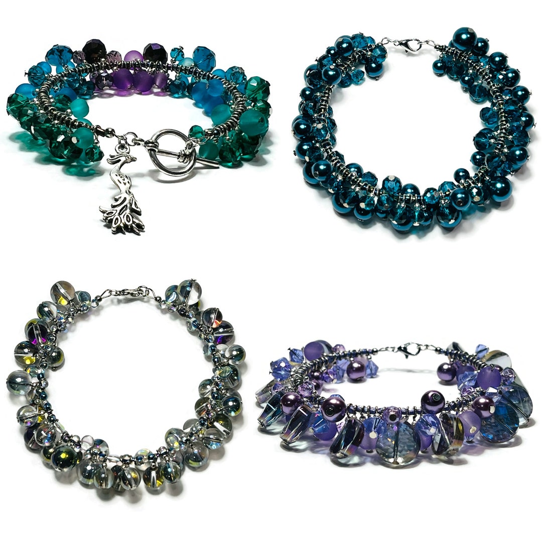 Glass Bead Wire ASMR Cha-cha Bracelets - Etsy