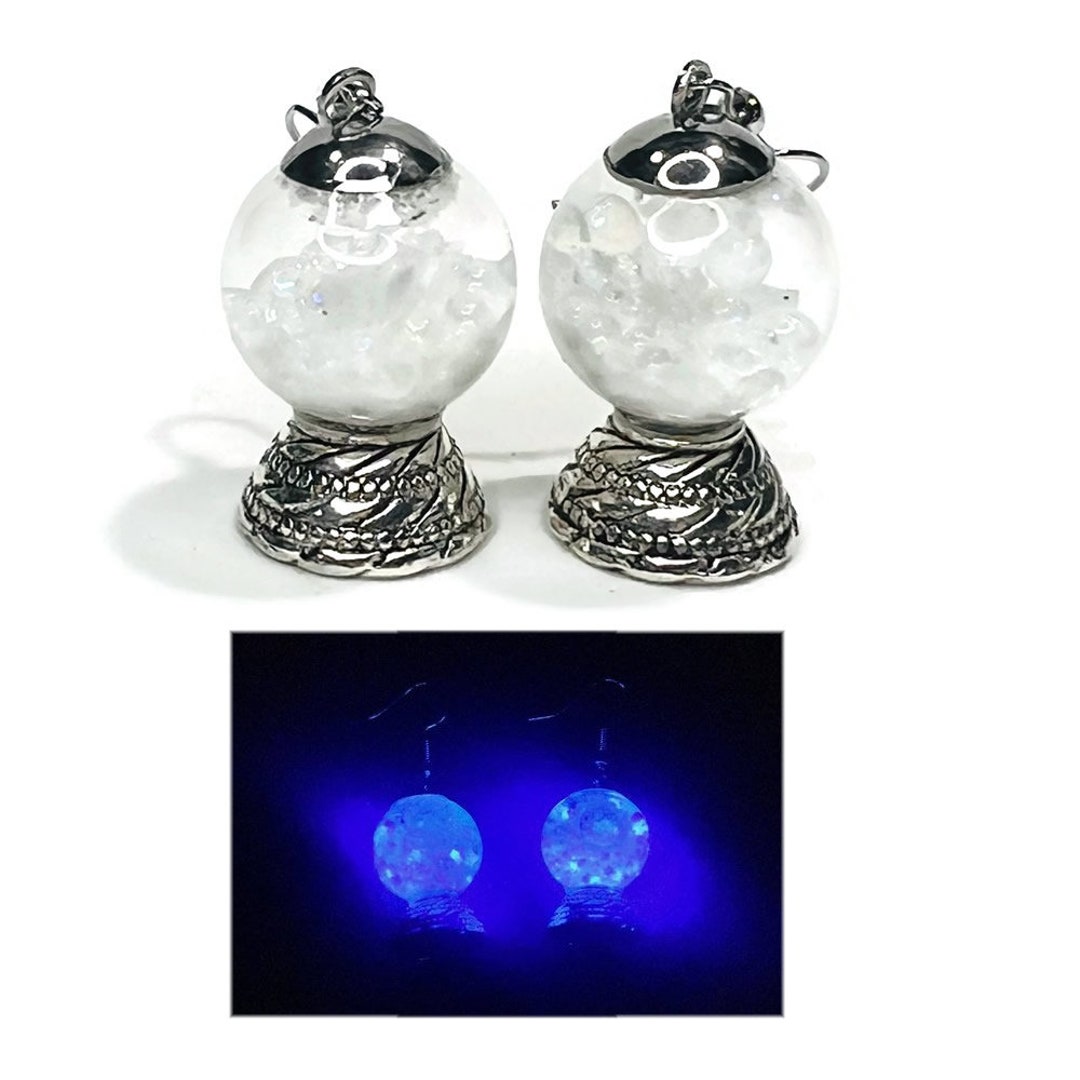 Christmas Water Snow Globe Crystal Ball Glow in the Dark - Etsy