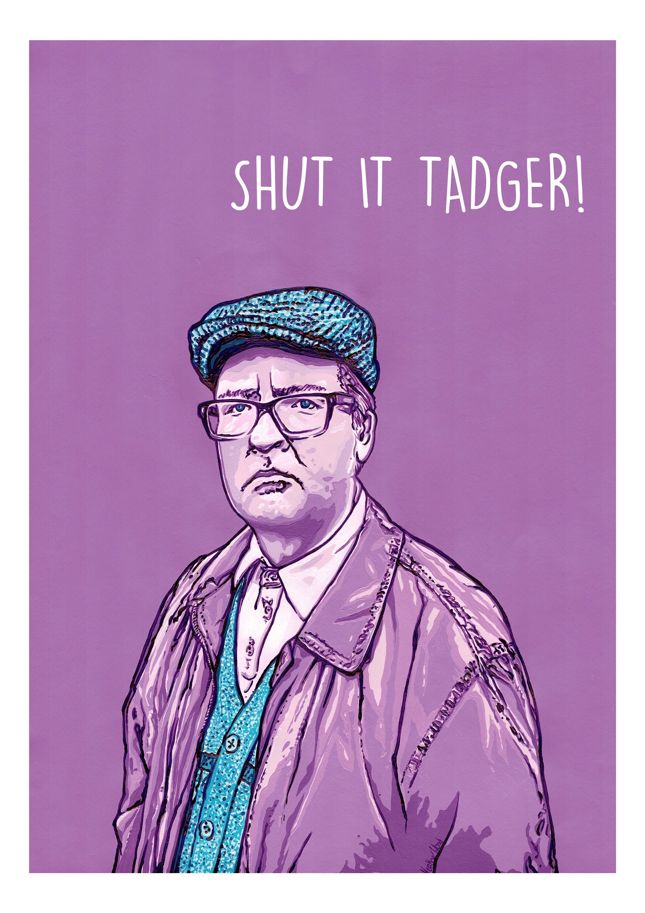 Print/ Boabby The Barman/ Still Game/ Original Artwork/ Print/ | Etsy