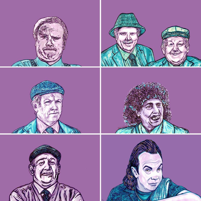 Still Game Isa Drennan Art Print by Heather Wood – Scottish Comedy TV ...