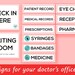 Doctors Office Dramatic Play, INSTANT DOWNLOAD, Doctor's Office Pretend Kit, Hospital or Doctor ...