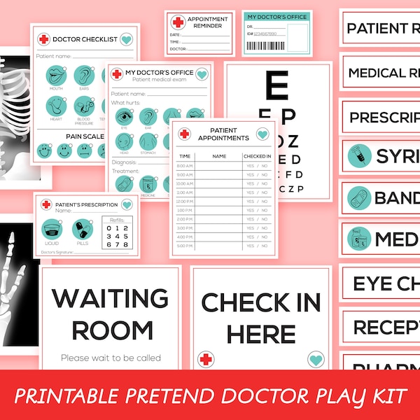 Doctor Pretend Play - Etsy