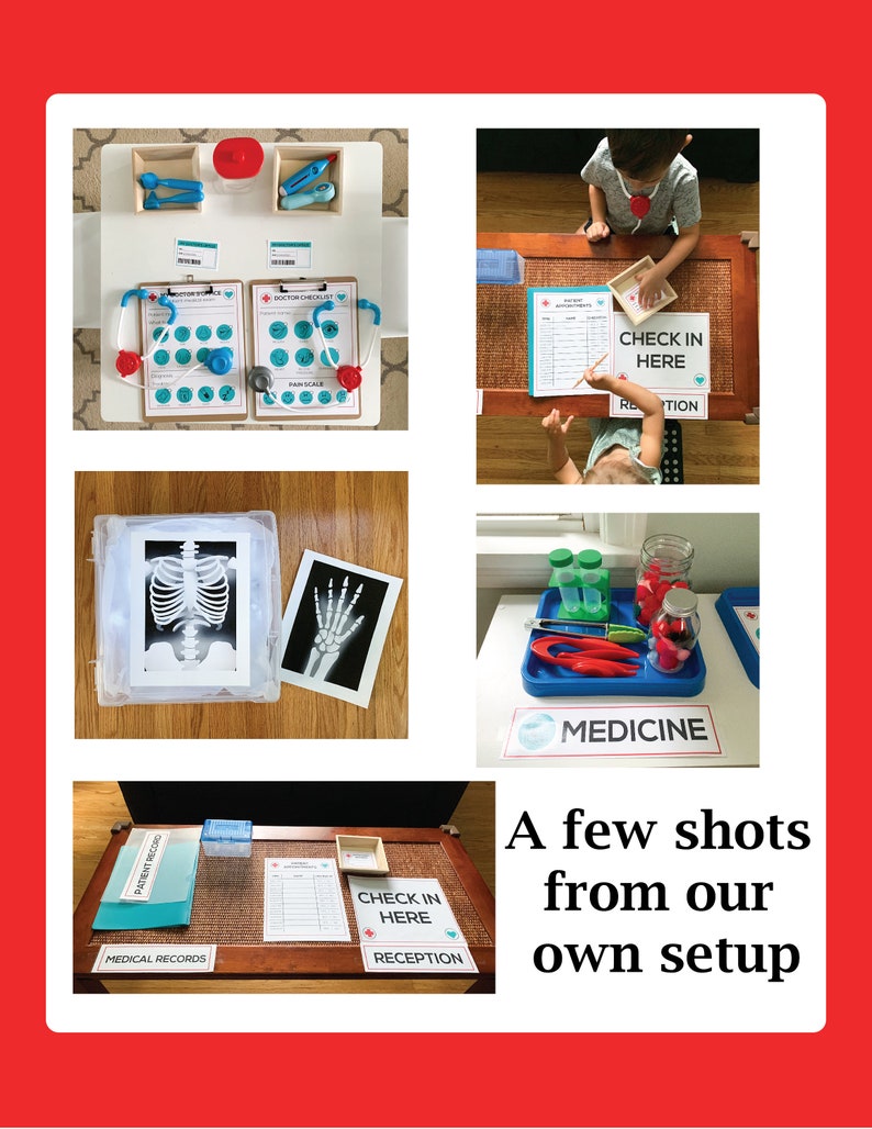 Doctors Office Dramatic Play INSTANT DOWNLOAD Doctor's - Etsy