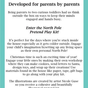 North Pole Dramatic Play, Santa's Workshop, North Pole Pretend Play ...