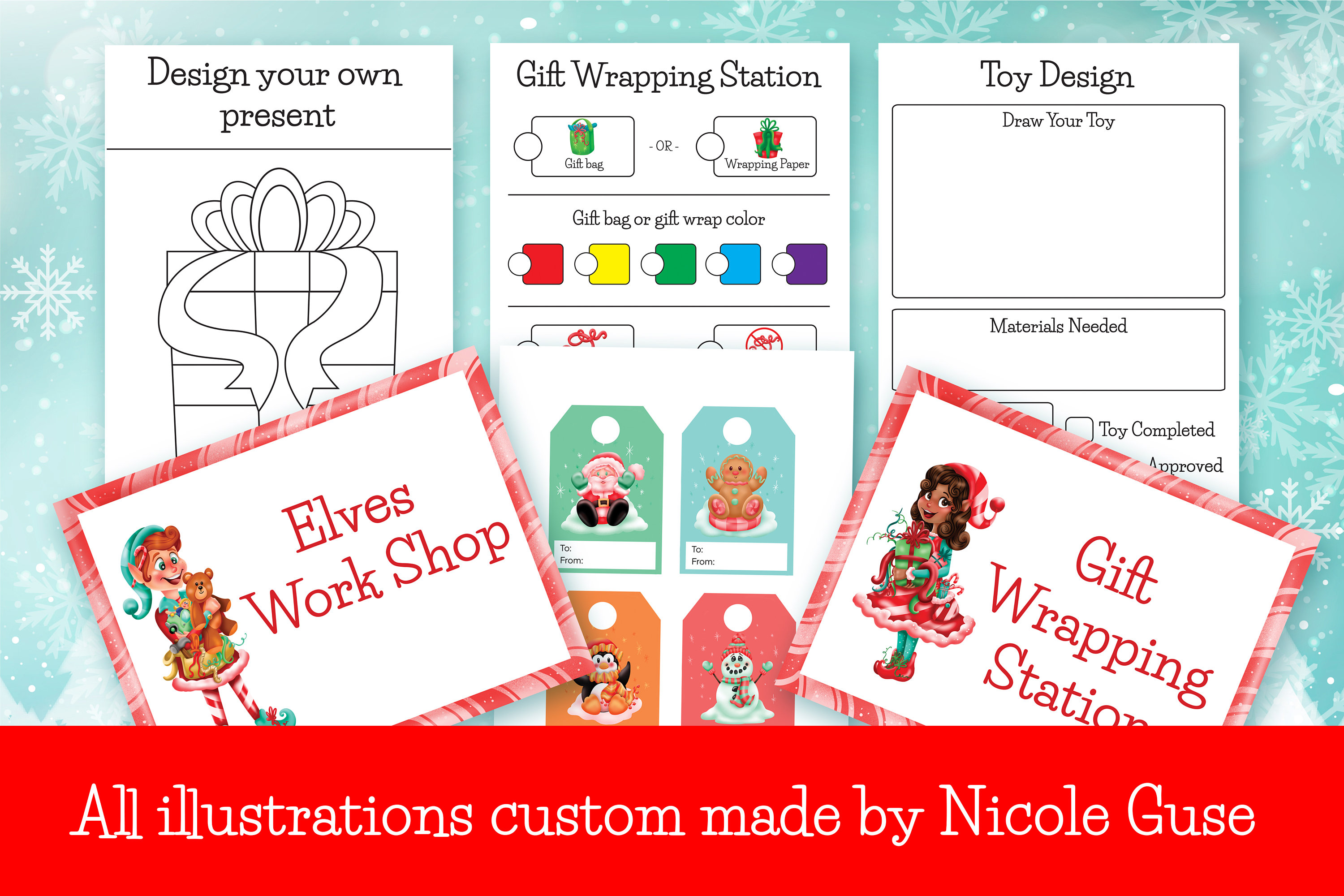 North Pole Dramatic Play, Santa's Workshop, North Pole Pretend Play ...