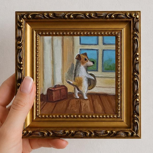 Jack Russell Art Original - Etsy