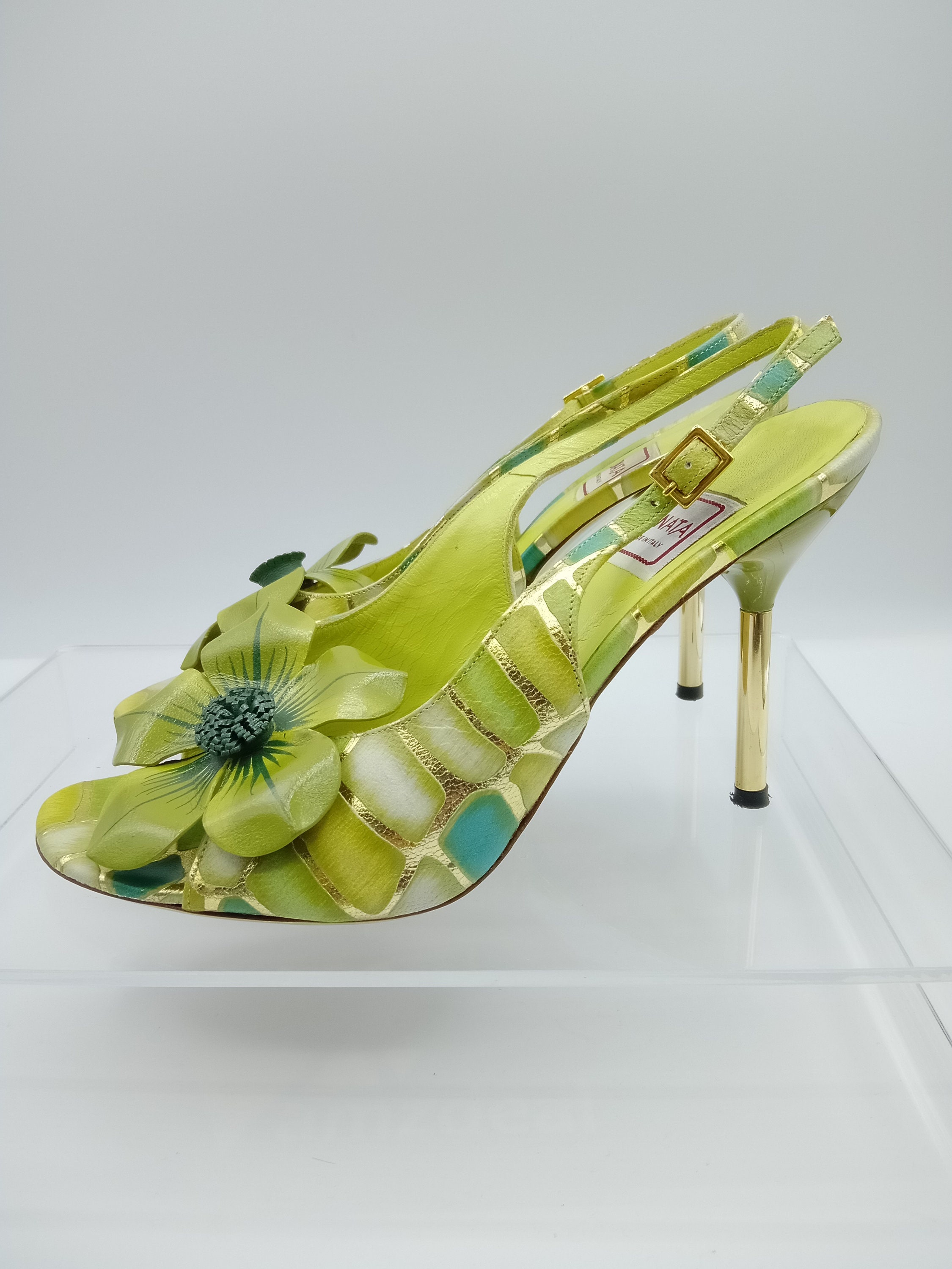 Lime Green Wedding Wedges