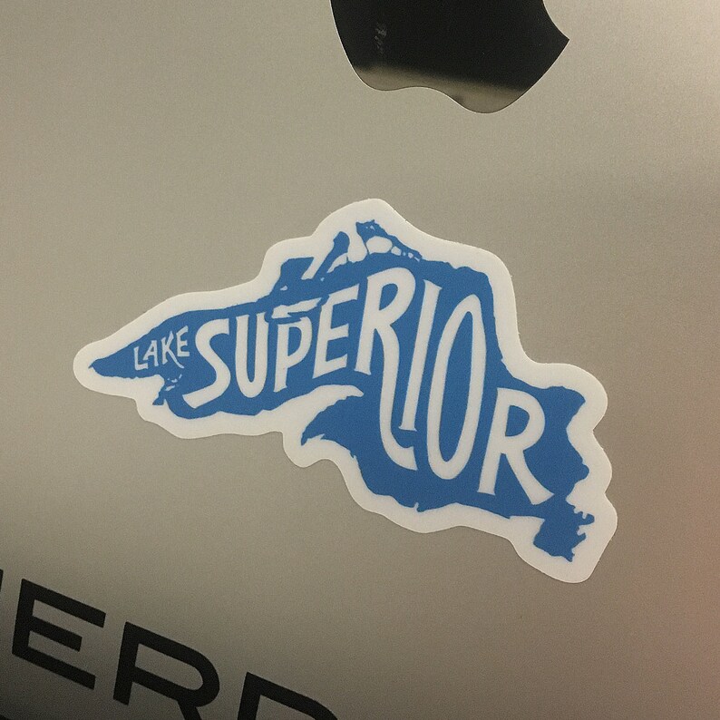 Lake Superior 3-inch Car Bumper Window Sticker - Etsy