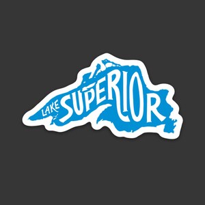 Lake Superior 3-inch Car Bumper Window Sticker - Etsy