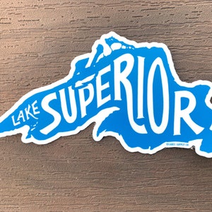 Lake Superior 5-inch Car Bumper Window Sticker - Etsy